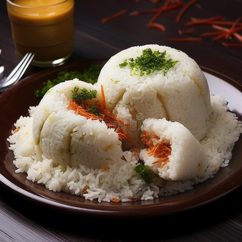 Stuffed rice and rice stock illustration. Illustration of vegetarian ...