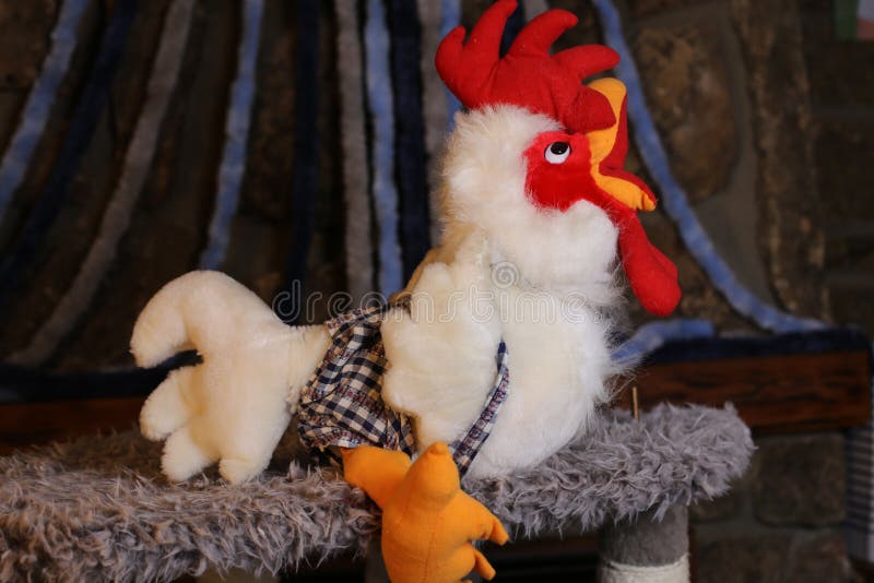Rooster Doll, Stuffed Bird Made of Cloth, Single Bird from Isometric ...