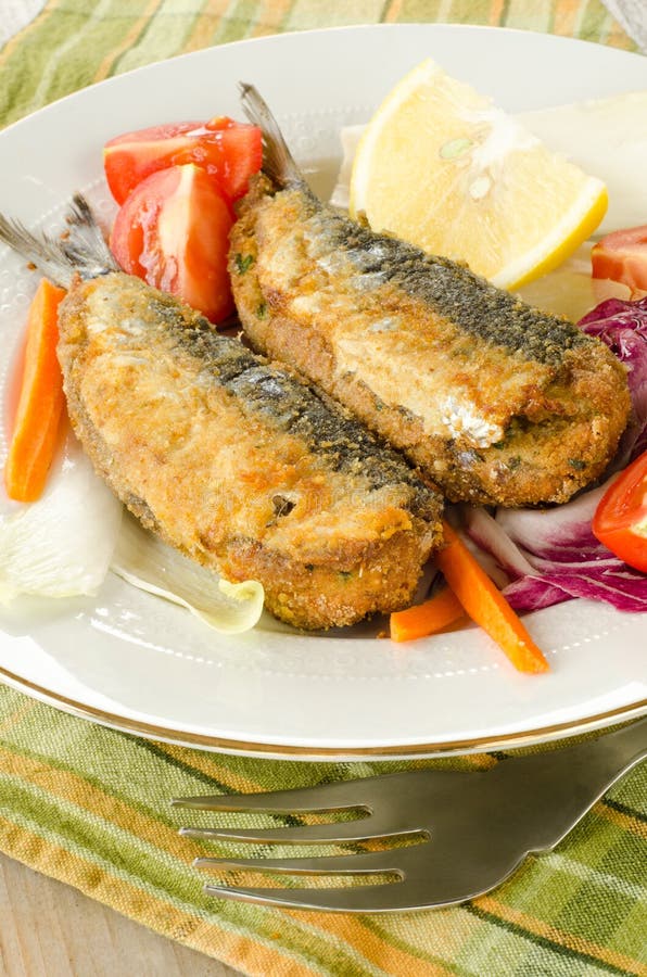 Stuffed Sardines stock image. Image of fish, dish, cooked - 30148977