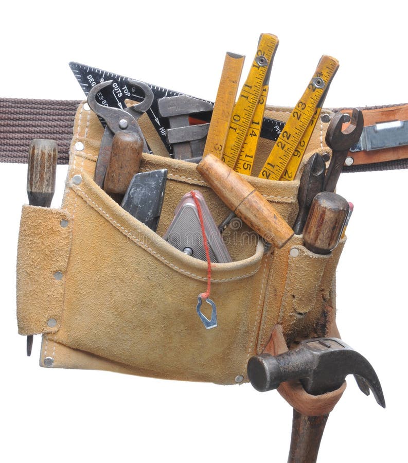 Stuffed Tool belt stock photo. Image of wrench, line, screwdriver - 7601618