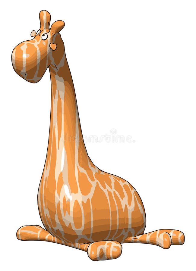 Giraffe, Vector or Color Illustration Stock Vector - Illustration of ...
