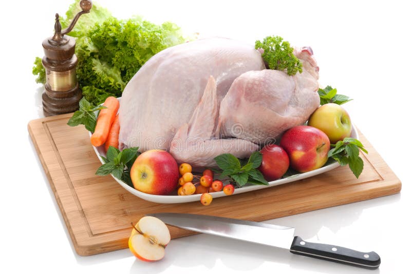 Raw Turkey stock photo. Image of grape, fresh, celebrate - 21576768