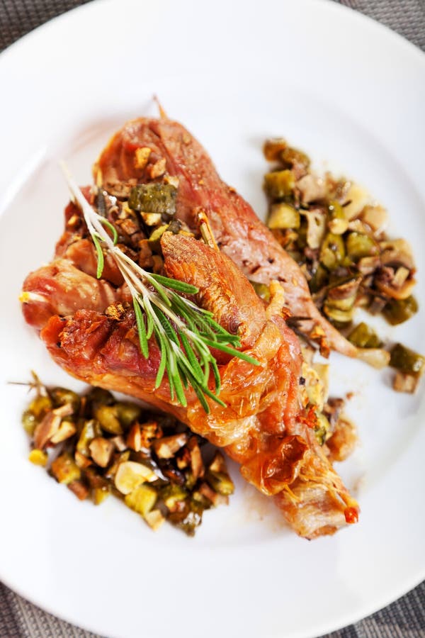 Stuffed turkey legs stock image. Image of single, legs - 48889837