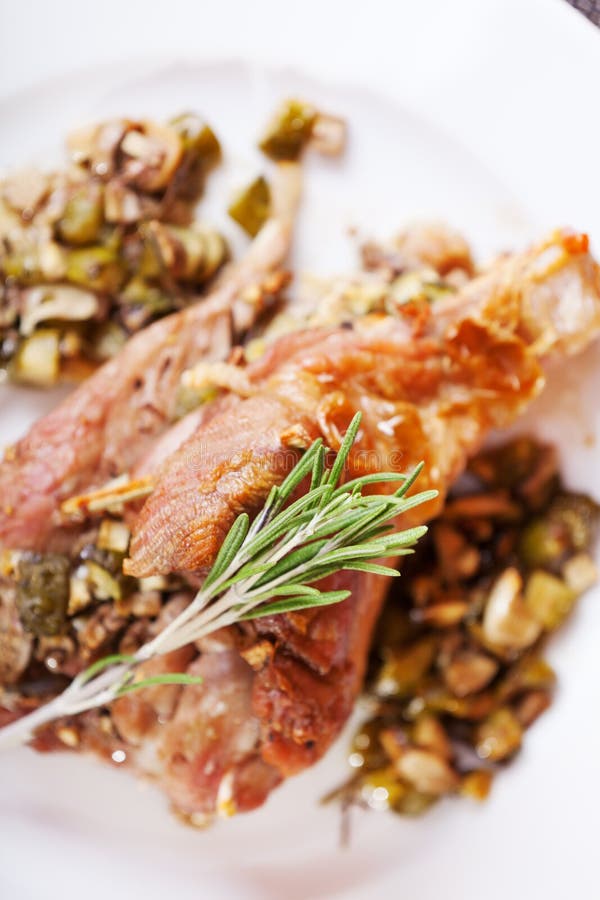 Stuffed turkey legs stock image. Image of gourmet, portion - 48910283