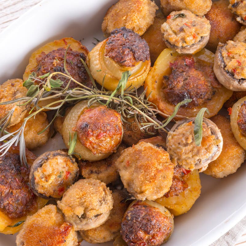 Stuffed vegetables stock photo. Image of meatball, green - 31743412