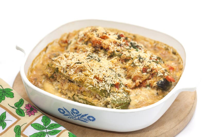 Stuffing Cucumber Preparation Stock Photo - Image of ready, prepare ...