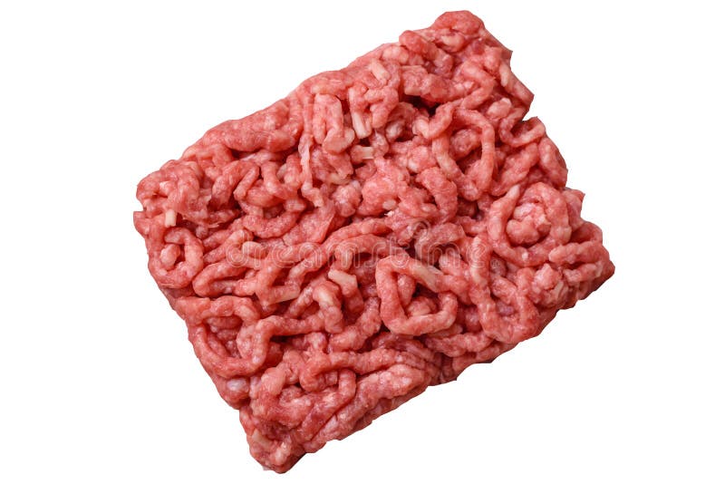 Stuffing or Ground Raw Beef or Pork with Salt and Spices Stock Image ...