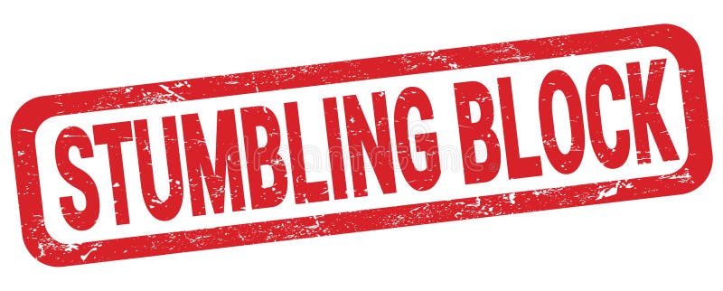 Stumbling Block Stock Illustrations – 97 Stumbling Block Stock ...