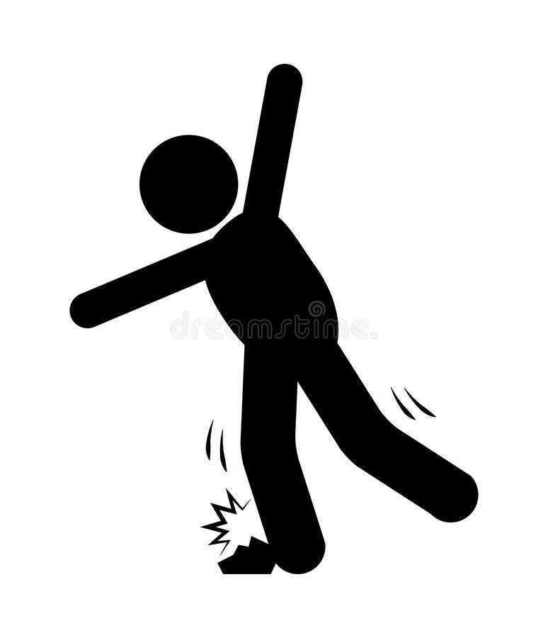 Stumbling Rock Walking Stock Illustrations – 6 Stumbling Rock Walking ...