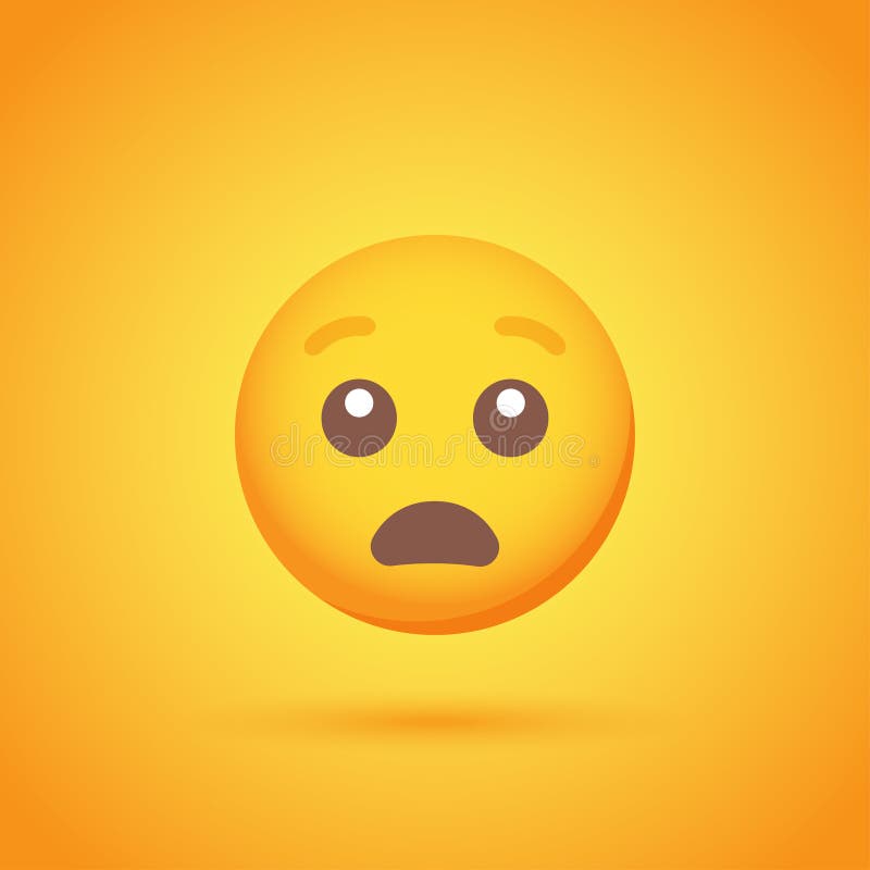 Stunned Face Emoticon