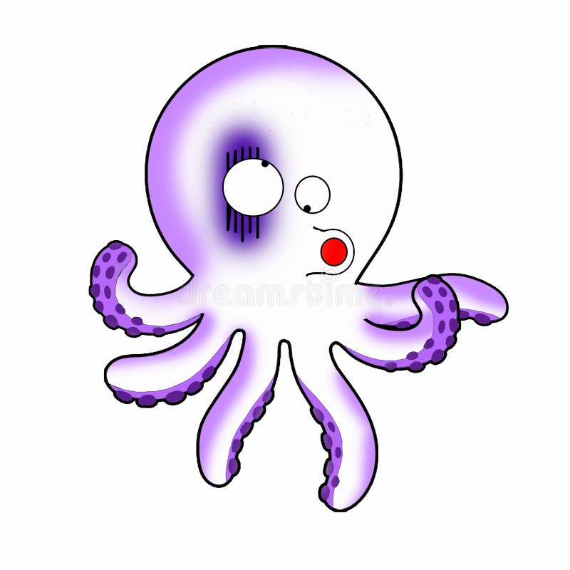 Stunned Octopus Stock Illustrations – 3 Stunned Octopus Stock ...