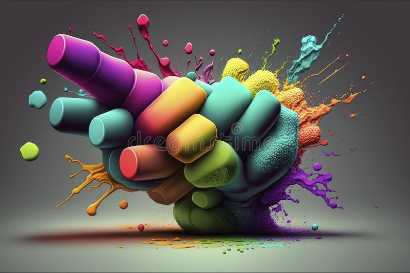 This Stunning 3D Artwork Boasts Pure, Vibrant Colors and Lively ...