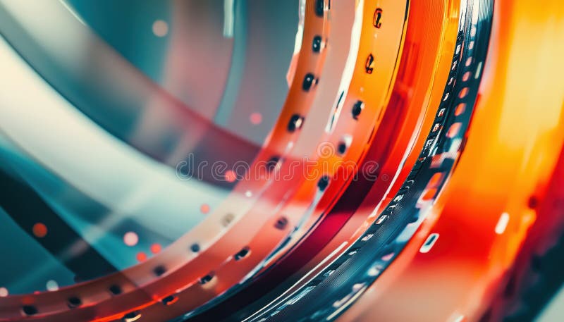 Stunning Abstract Artwork Enhanced by Film Strip Overlay and Selective ...