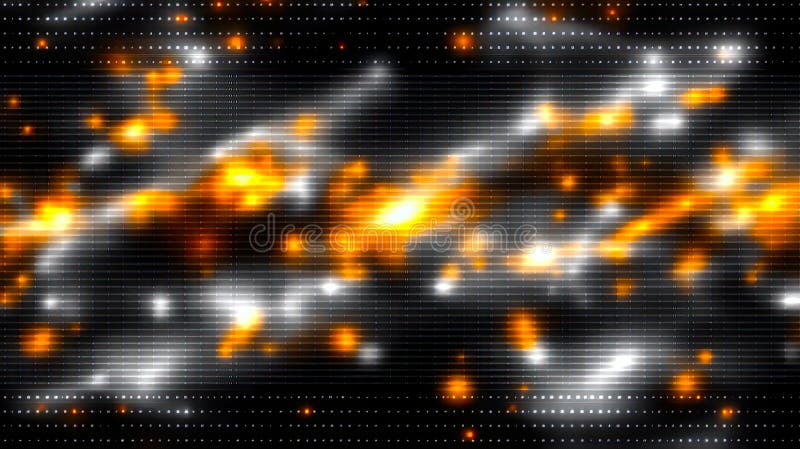 Dynamic Abstract Technology Background Binary Code Glowing Nodes Dark Environment Stock Photos ...