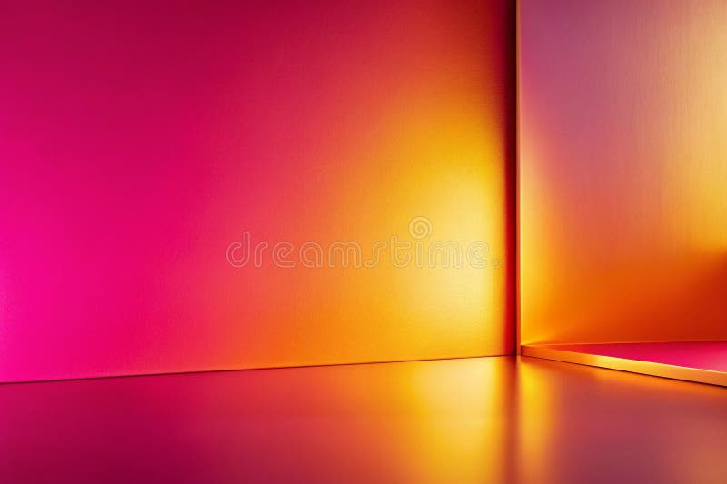 Stunning Abstract Background Design in Pink Orange and Gold Tones a ...