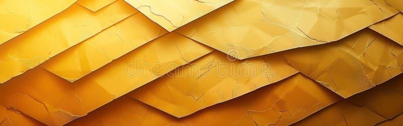 Organic Overlapping Paper Layers Texture in Yellow Gold Gradient ...