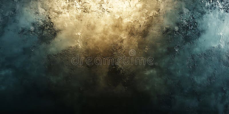 Stunning Abstract Background: Gold and Teal Nebula Texture Stock ...