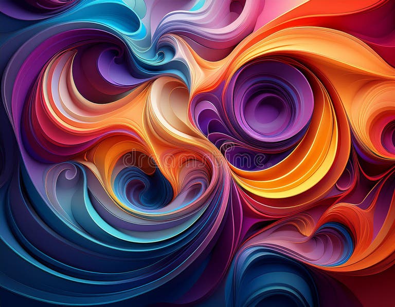 Stunning Abstract Background with Intertwining Shapes for Creative ...