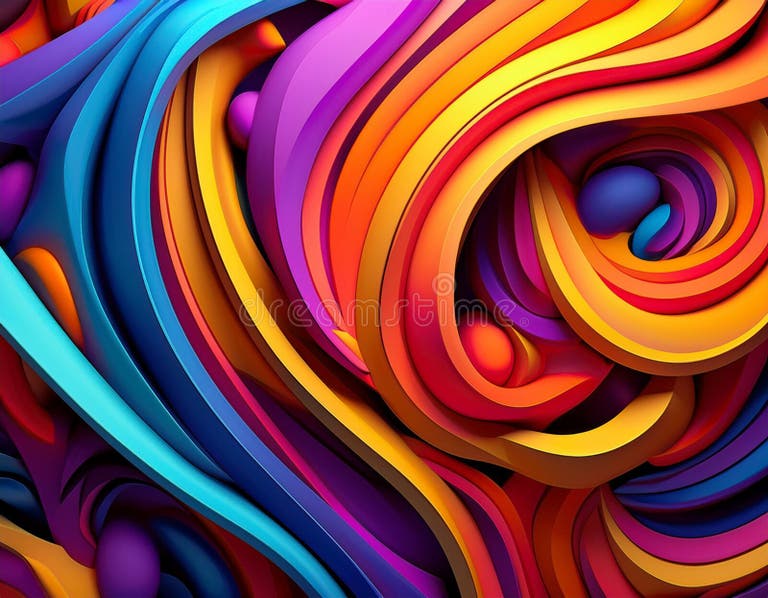 Stunning Abstract Background with Intertwining Shapes for Creative ...