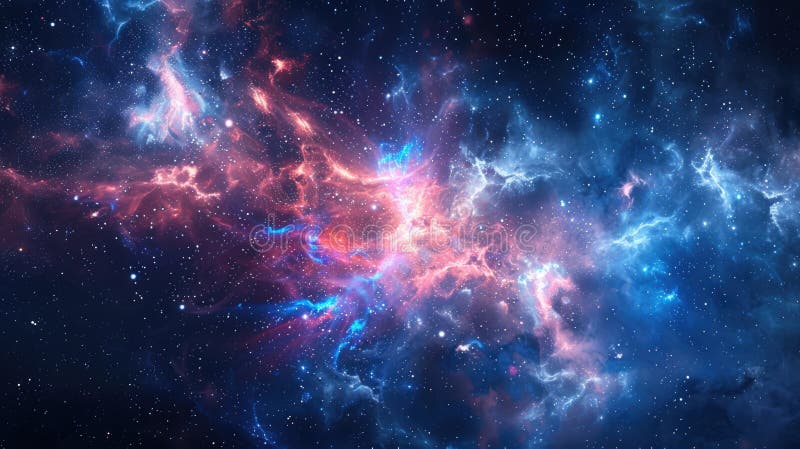 Galactic Dreamscape: an Ethereal Space Abstract Background that Conveys ...
