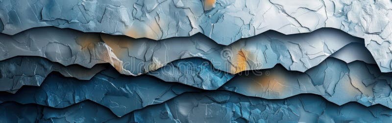 Blue Geometric Gradient Banner with Concrete Stone Pattern for Website ...