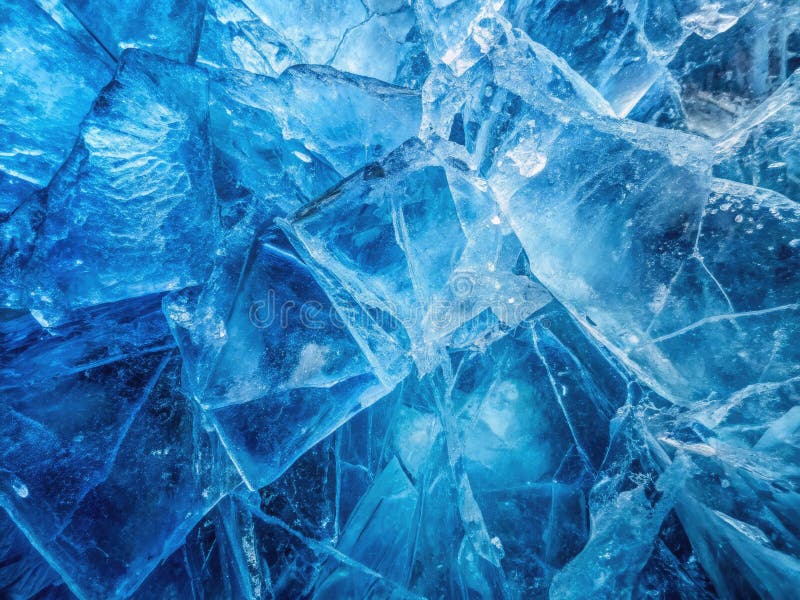 Stunning Abstract Blue Ice Patterns a Captivating HighDetail Background ...