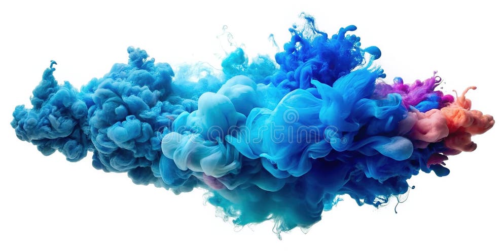 Stunning Abstract Blue Ink Cloud Patterns a Visual Symphony of Swirling ...