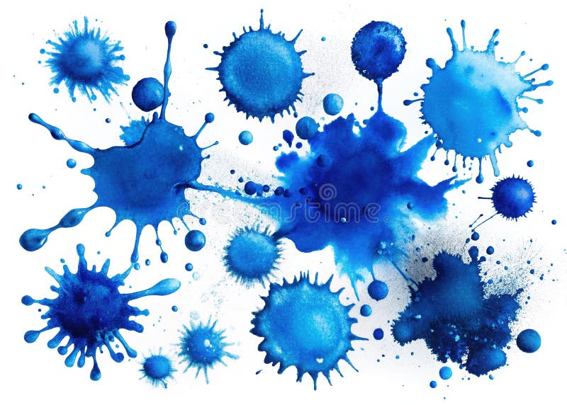 Stunning Abstract Blue Ink Stains a HighQuality Texture Collection for ...