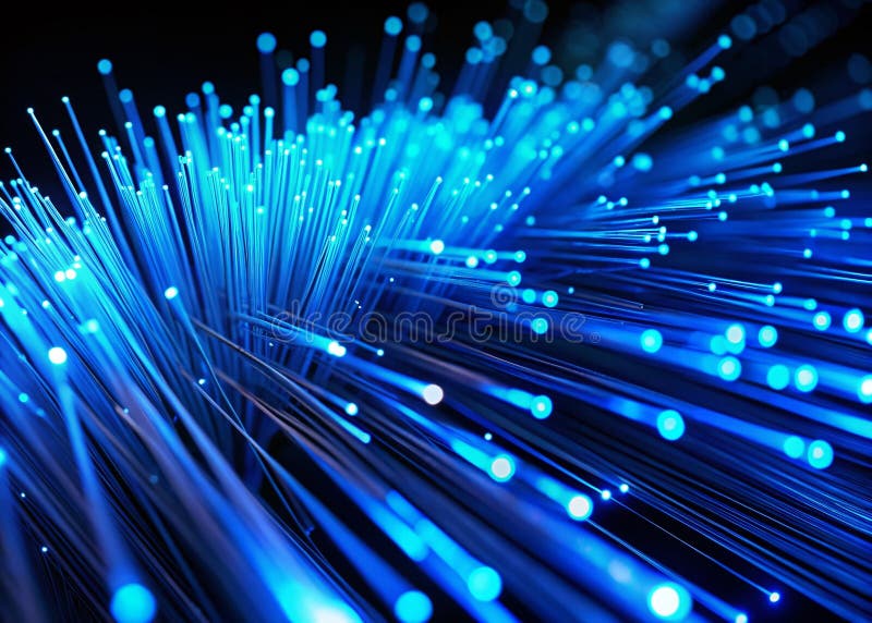 Stunning Abstract Blue Ray Motion Glow a TiltShift Miniature Effect on ...