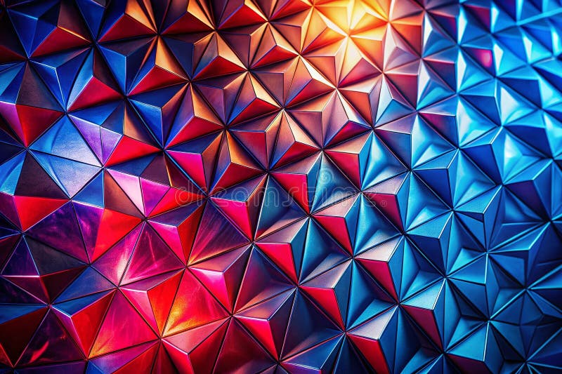 Stunning Abstract Blue and Red Geometric Gradient Background a ...