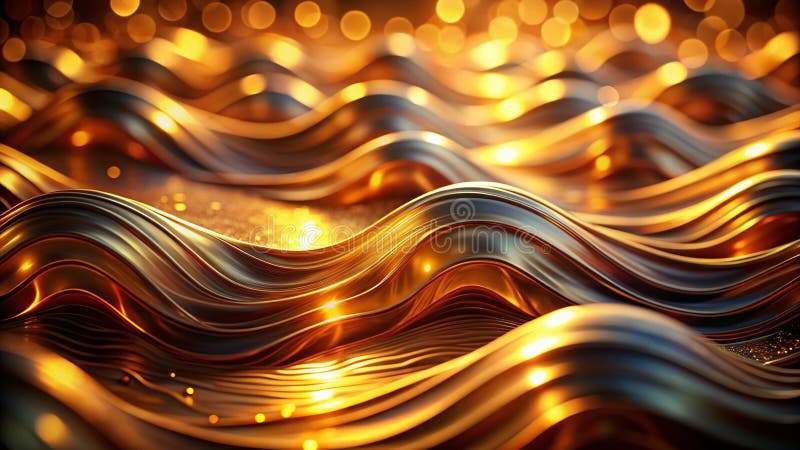 Stunning Abstract Brown and Gold Wave Texture Background a Modern Art ...