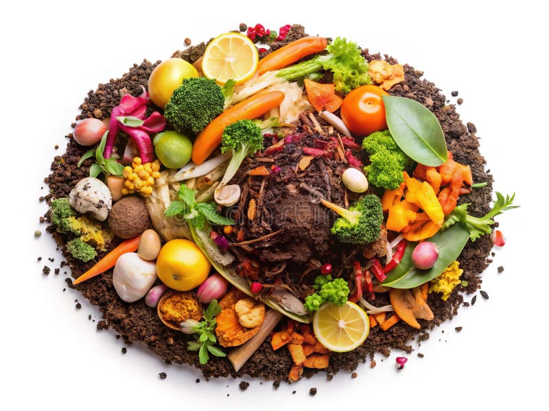 Stunning Abstract Compost Patterns a Visual Symphony of Sustainable ...