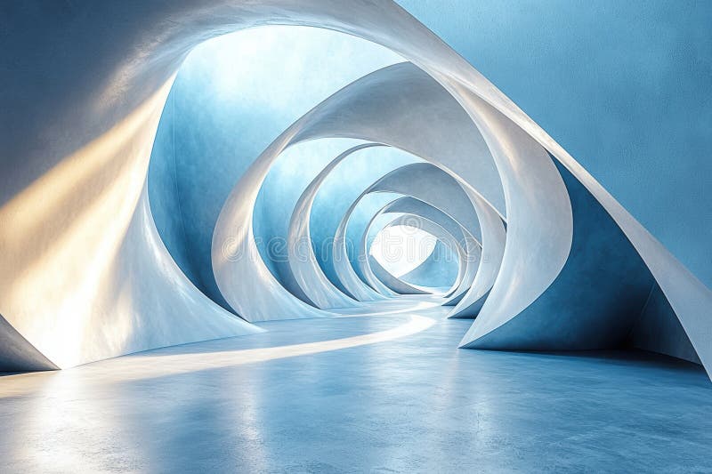Stunning Abstract 3D Space Featuring Impossible Geometry and Smooth ...