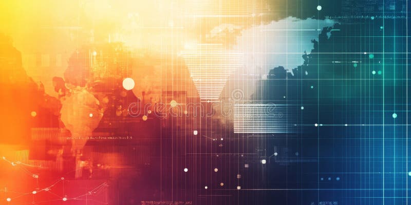 Stunning Abstract Data Visualization for Modern Technology and Global ...