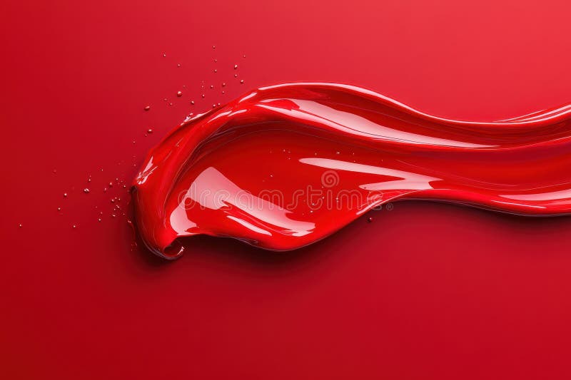 Swirling Red Liquid Motion: Abstract Digital Art Background Stock Illustration - Illustration of ...