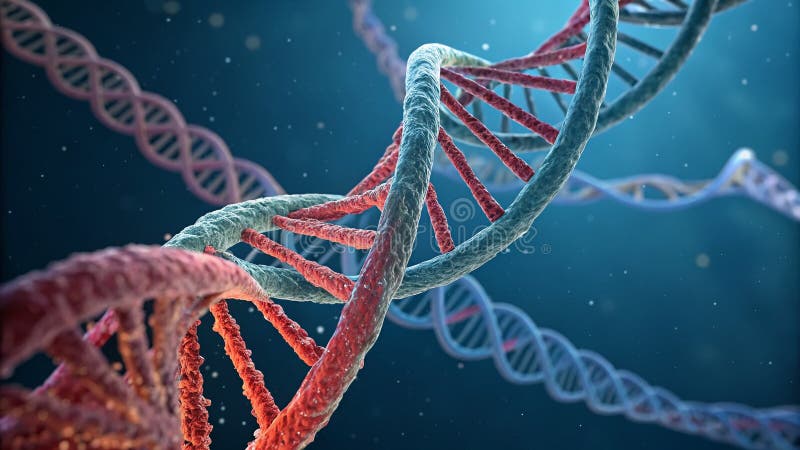 Stunning Abstract DNA Strand Art a Visual Exploration of the Intricate ...