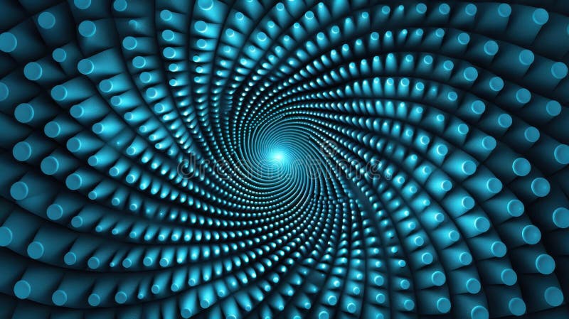 A Stunning Abstract Dot Pattern Emerges from the Center, Symbolizing Growth Against a Deep Navy ...