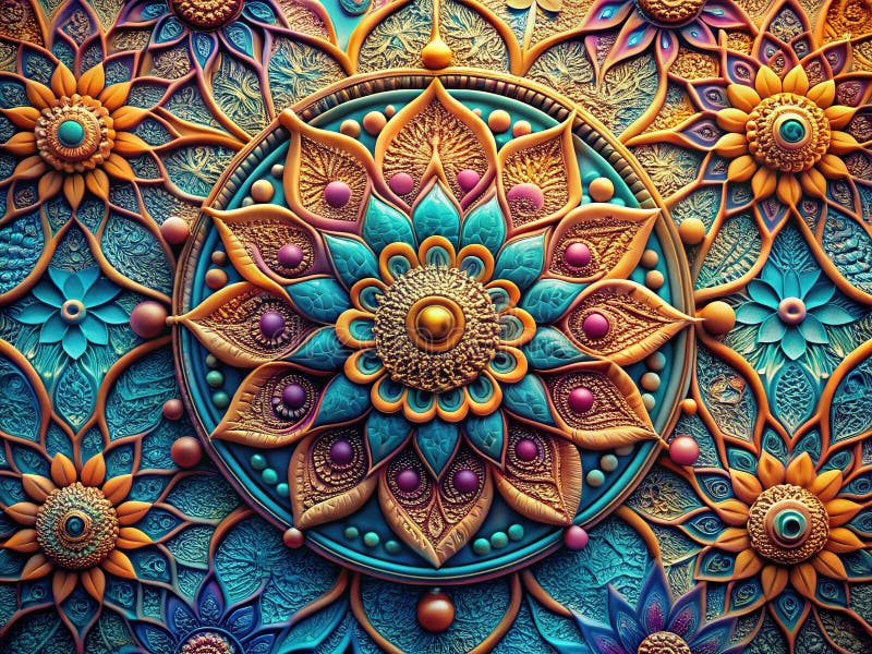 Stunning Abstract Embossed Pattern Design a Dynamic Geometric Texture ...