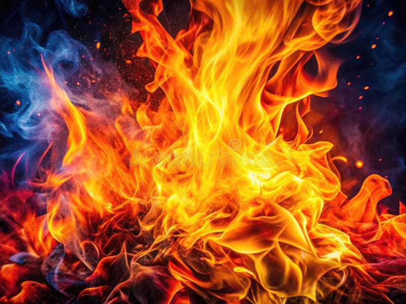 A Stunning Abstract Fire Photography Displaying Dynamic Flames and ...
