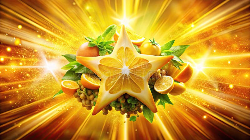 Stunning Abstract Food Photography Exploding with Shiny Yellow Light ...