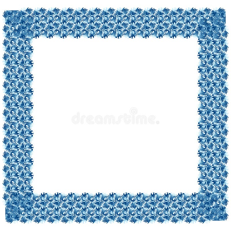 Abstract Decorative Frame Design Art Illustration. Stock Illustration ...