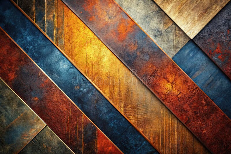 Stunning Abstract Geometric Background Design a Blend of Copper Gold ...