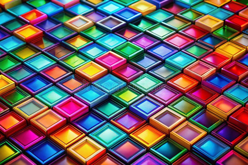 Stunning Abstract Geometric Background Design Colorful Square Pattern ...