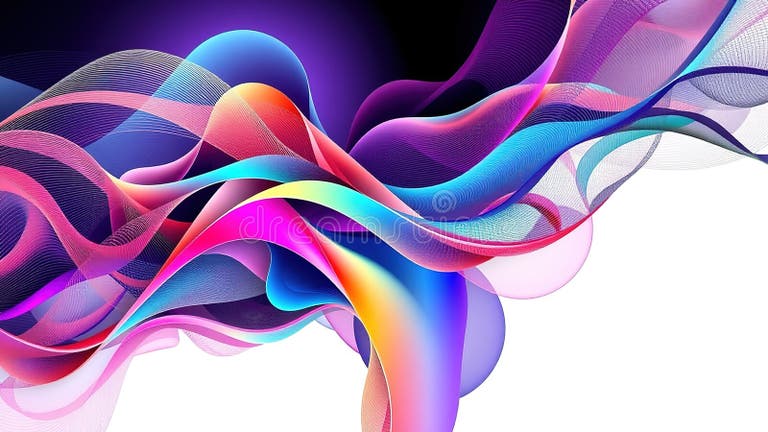 Stunning Abstract Geometric Design Intertwined Shapes Create a Dynamic ...