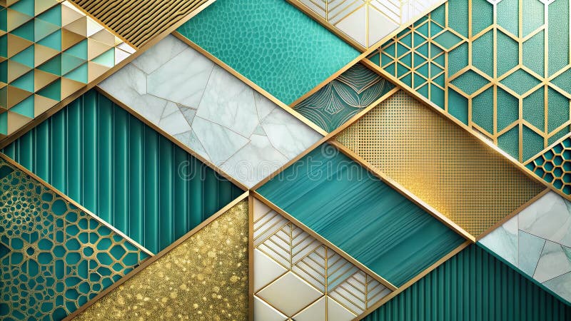 Stunning Abstract Geometric Patterns a LeftAligned Design with Ample ...