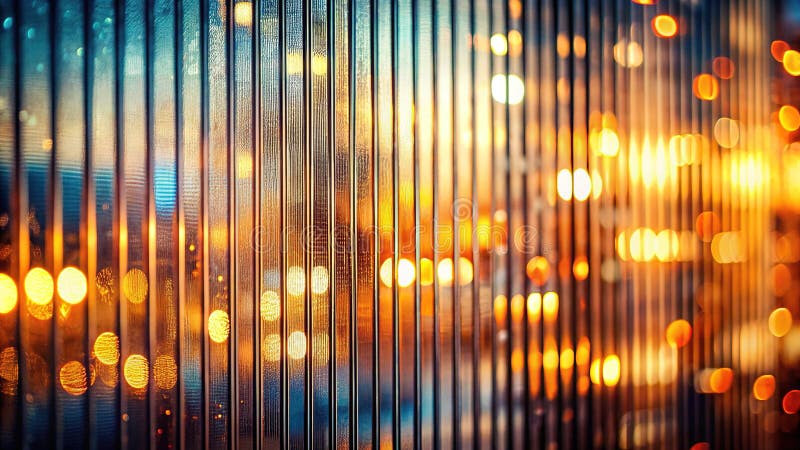 Stunning Abstract Glass Panel Poster a Visual Symphony of Warm and Cool ...