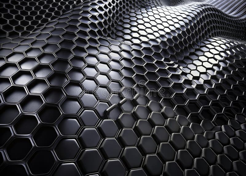 Stunning Abstract Honeycomb Pattern a 3D Rendered Visual Texture for ...
