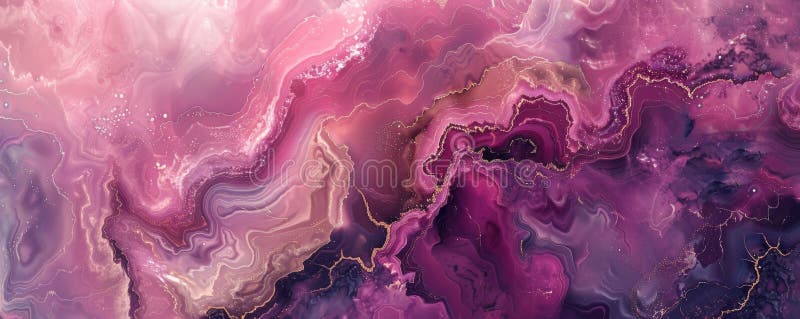 Abstract Magenta and Marble Texture Background with Wavy Patterns and ...