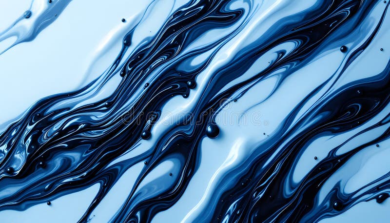 Abstract Blue Paint Swirl Texture Background Image Illustrations Stock ...