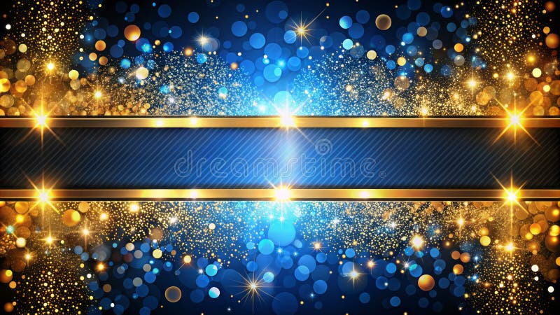 Stunning Abstract Lightscape a Dramatic Display of Luxurious Glittering ...
